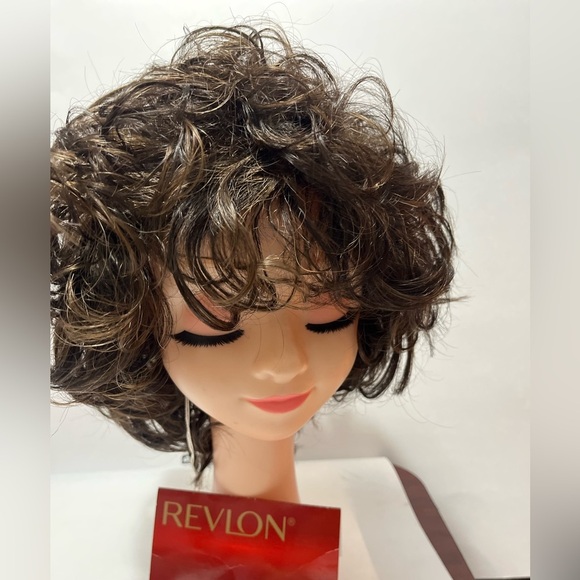 Revlon | Hair | Revlon Curly Brown Wig Vegas Color 8r For Women | Poshmark